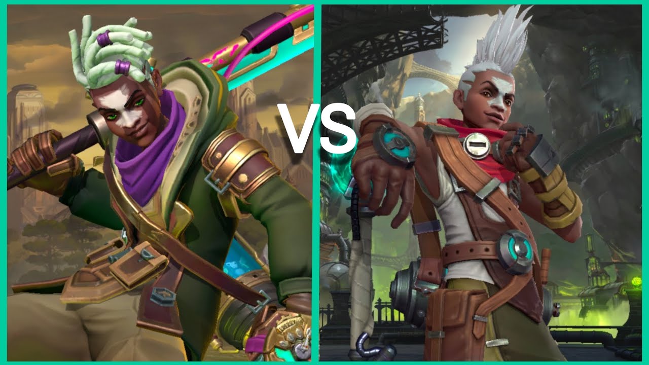 LOL Wild Rift - Firelight Ekko Vs Classic Ekko (Skin Model Comparison ...