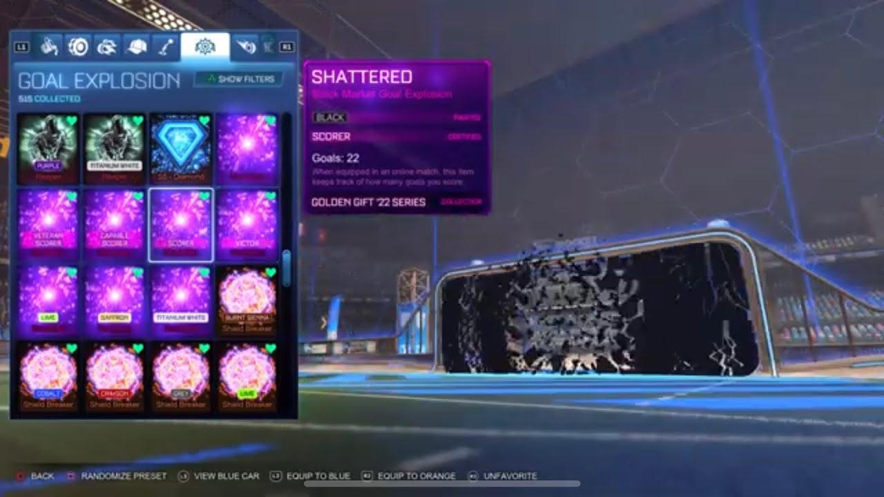 Showcasing my best painted goal explosions part 4 - YouTube