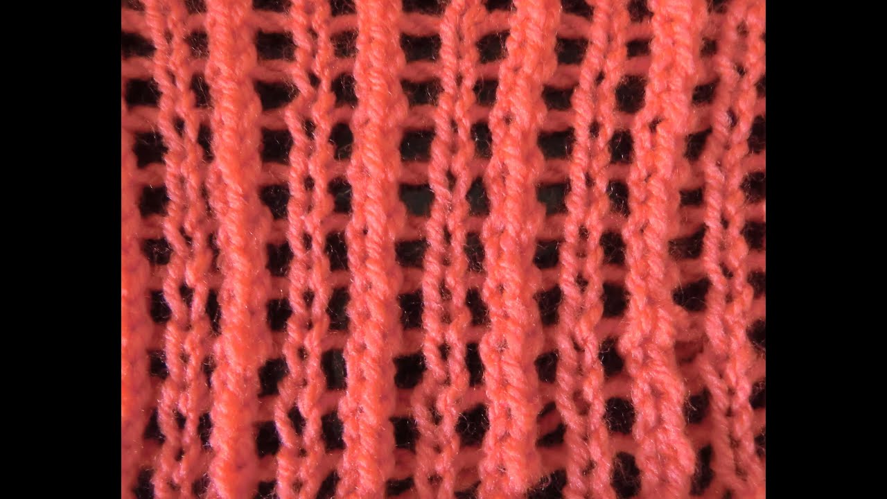 Strickmuster Nr.76 * EINFACHES AJOUR Nr.4 * - YouTube