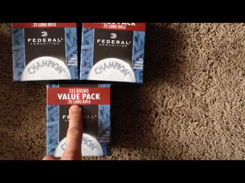 My first 22lr ammo video, good info in description.