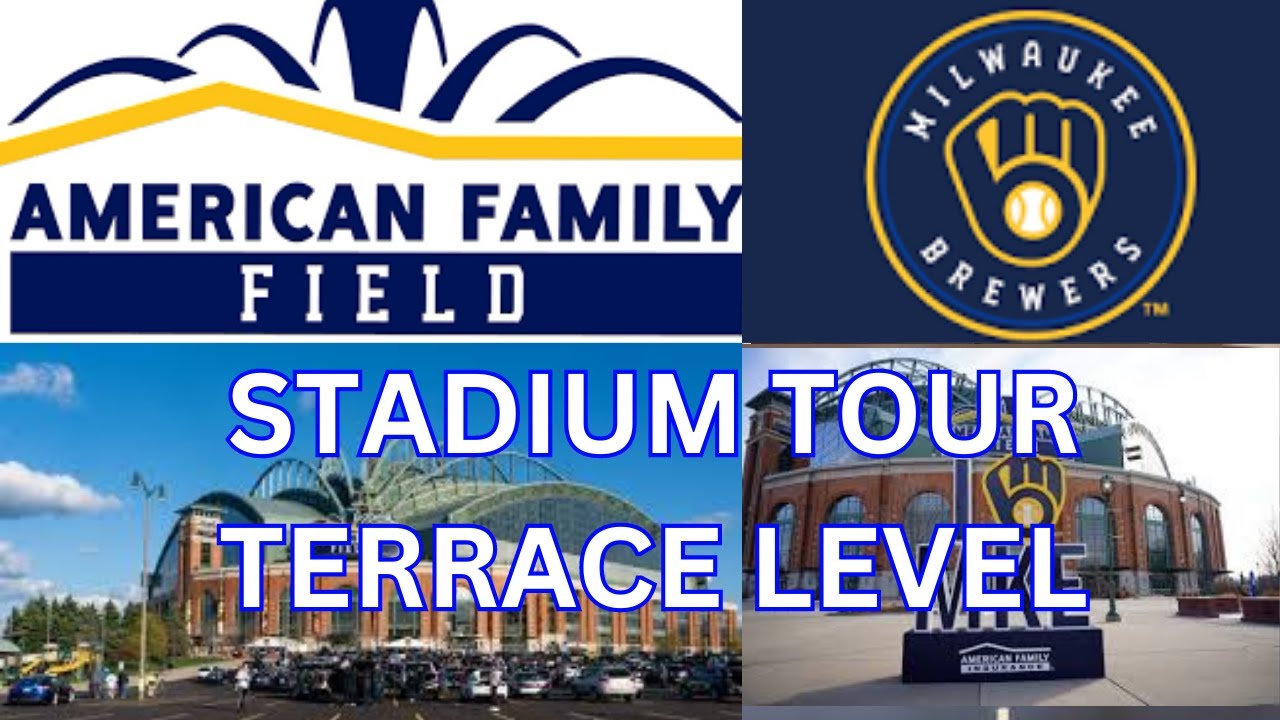 Stadium Tour MLB Milwaukee Brewers - American Family Field (Miller Park ...
