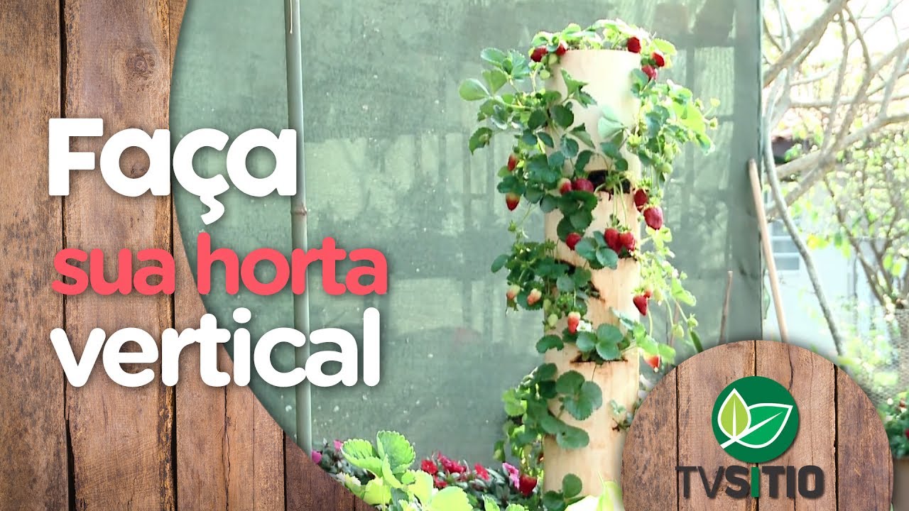 COMO FAZER UMA HORTA EM UM TUBO DE PVC - YouTube
