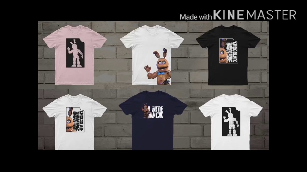 FNAF AR | NEW CHOCOLATE BONNIE MERCH T SHIRTS TEASED!!! | OFFICIAL FNAF ...