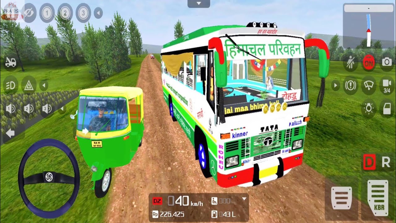 HRTC Bus Driving in Bus Simulator Indonesia - #133 Android Gameplay ...