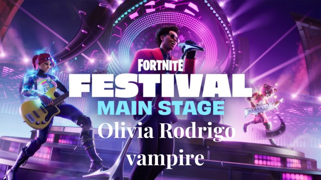 Olivia Rodrigo vampire Fortnite Festival - YouTube