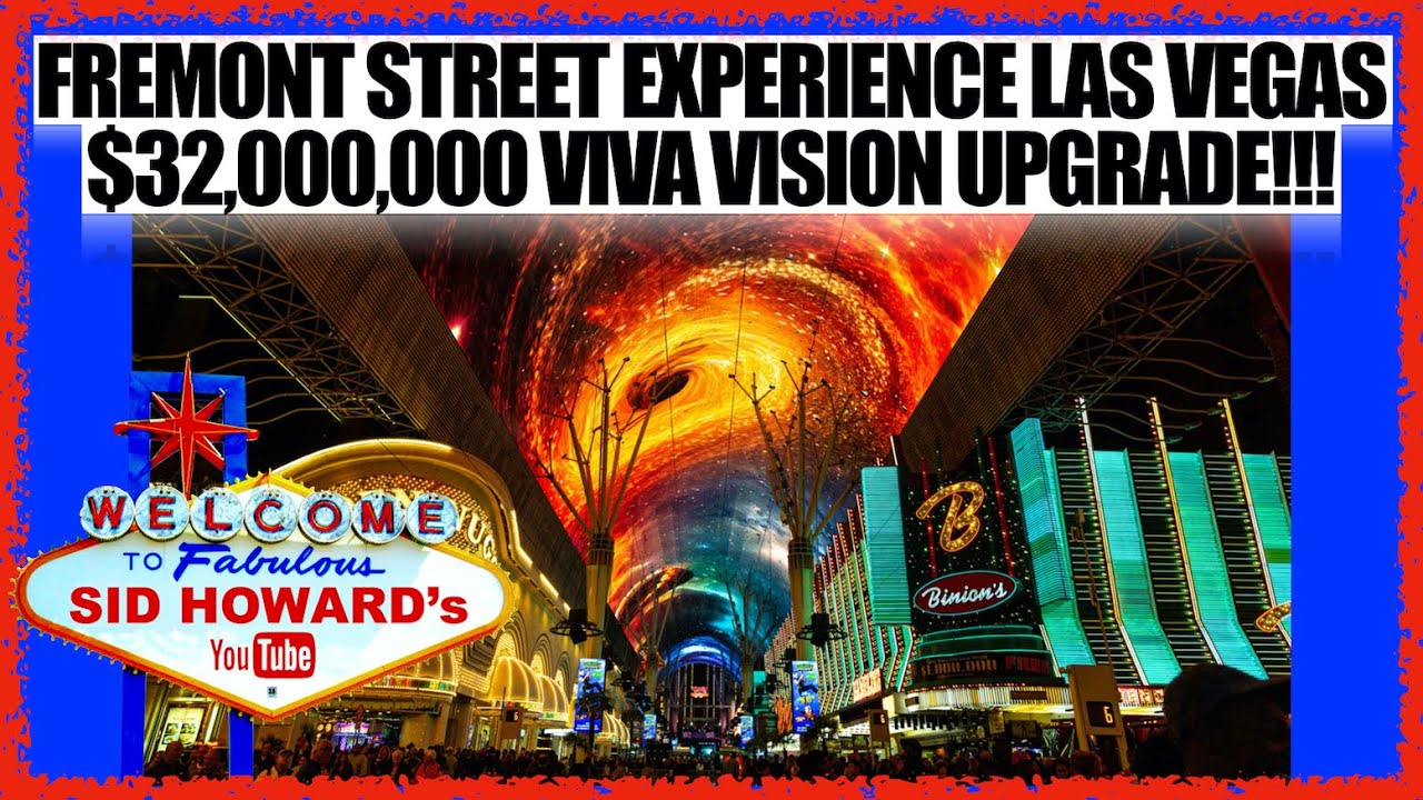 FREMONT STREET EXPERIENCE LAS VEGAS VIVA VISION LIGHT SHOW - YouTube