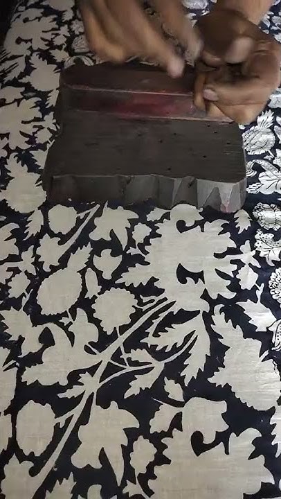 #Hand Block Print Fabric - YouTube
