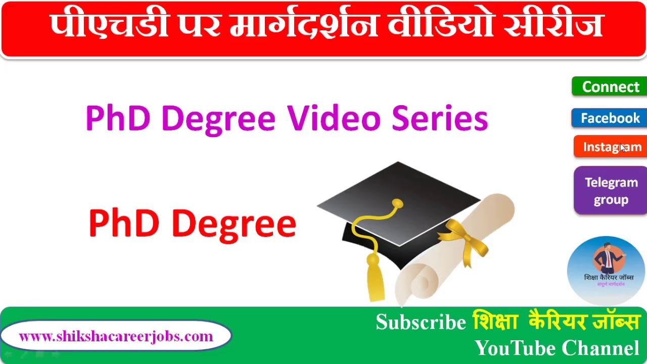 What is PhD with Full Information Video Series ? Phd course 2020 -2021 ...