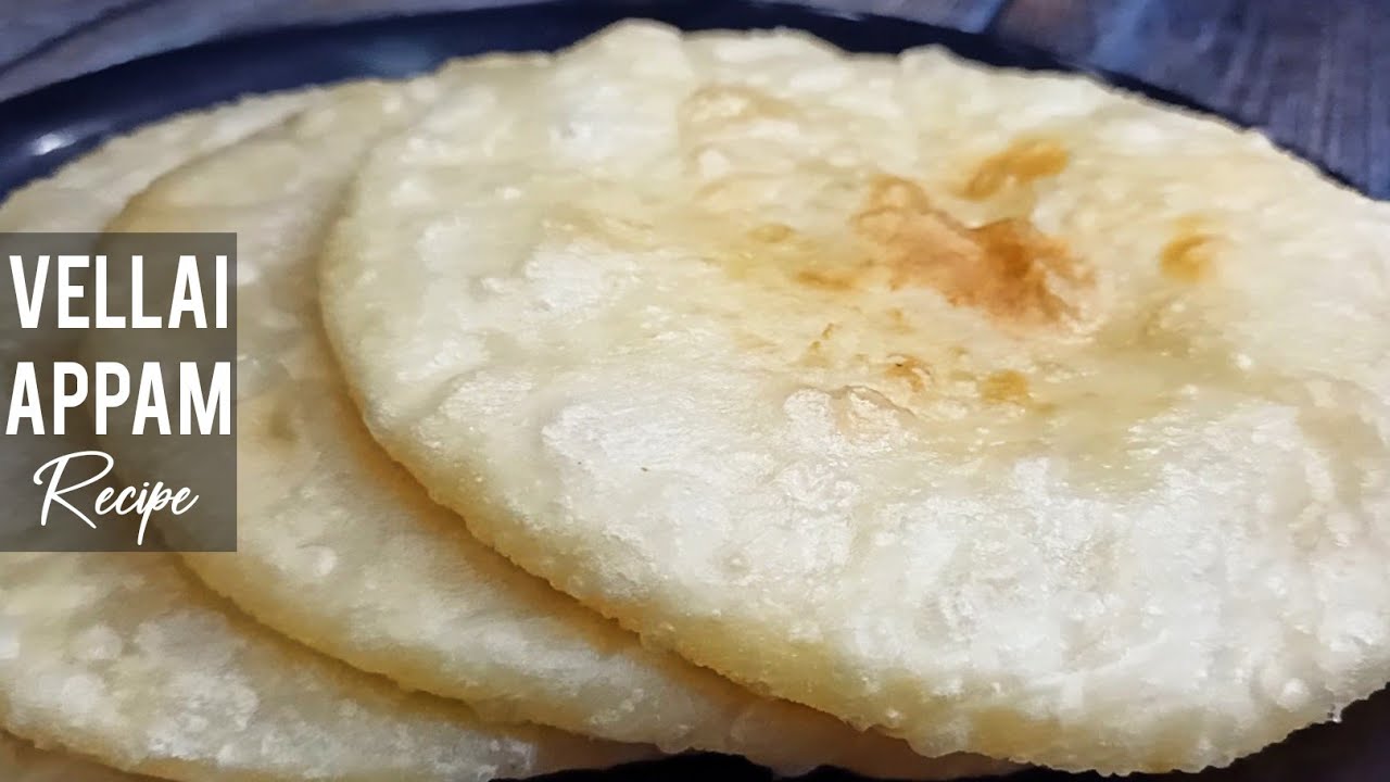 Madurai special Vellai Appam recipe / Sweet suji Vellai appam / Madurai ...