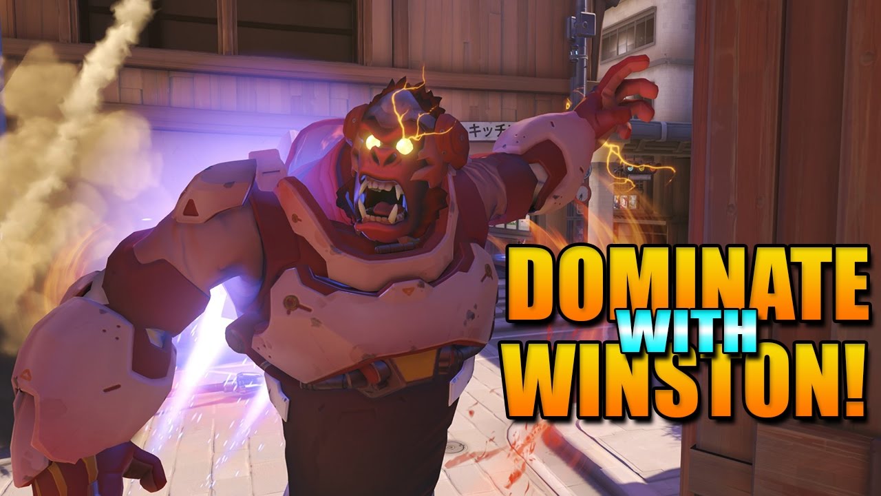 DOMINATE WITH WINSTON! (OVERWATCH WINSTON CONSOLE GUIDE) - YouTube