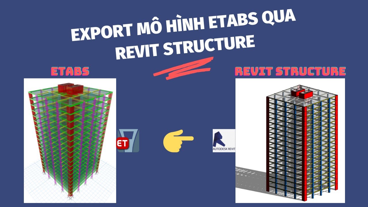 Export Model from Etabs to Revit Structure - YouTube
