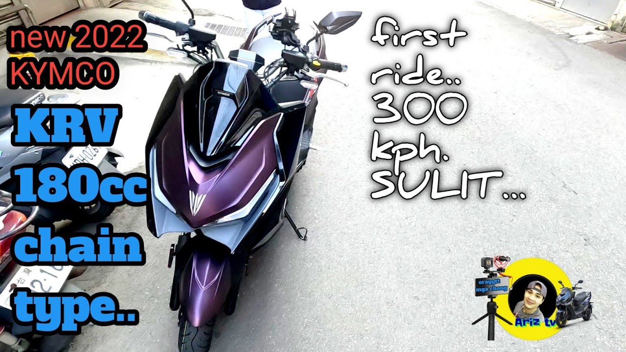NEW KRV 180cc ABS TCS FIRST RIDES NAMIN BAGONG SCOOTER kymco KRV 180cc ...