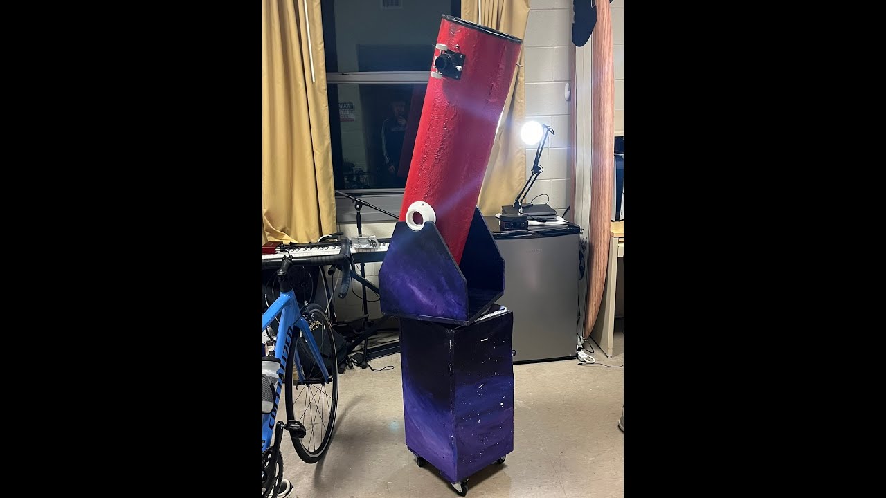 DIY 8" Dobsonian Telescope - YouTube