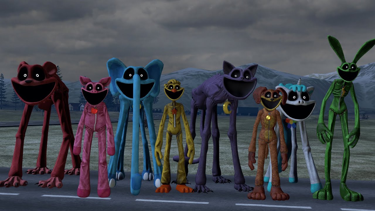 Surviving All Bigger Smiling Critters, Poppy Playtime | Garry's Mod ...