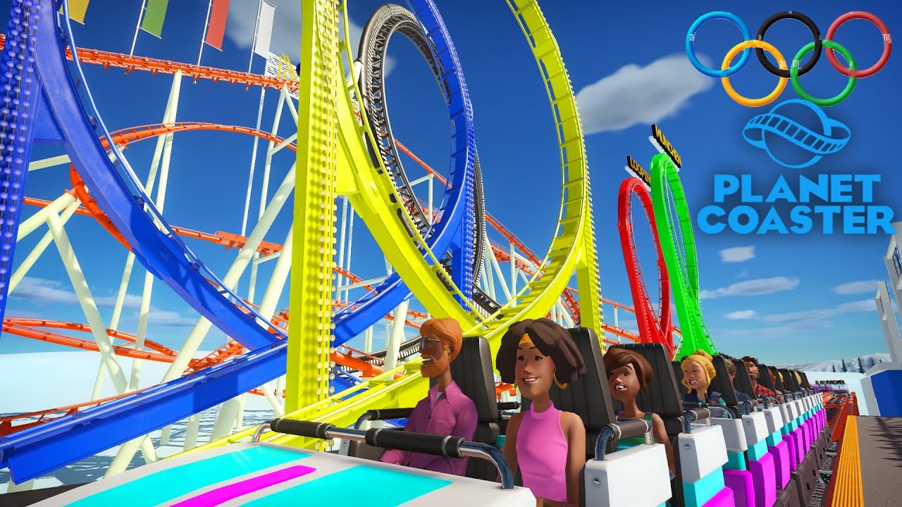 Olympia Looping [Planco Peeps Ride] (Planet Coaster) - YouTube