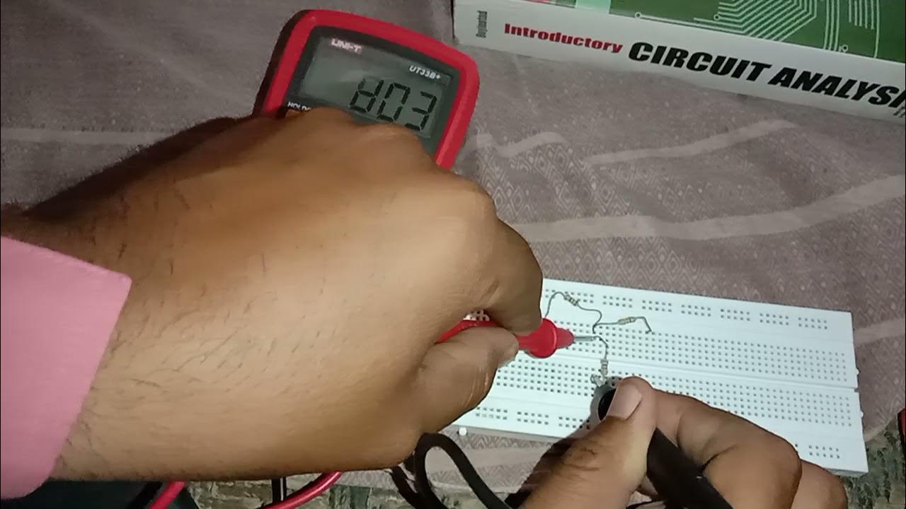 How To Connect Resistors In Series And Parallel In Breadboard Youtube