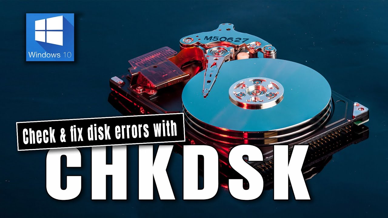 CHKDSK How to check a disk for errors - YouTube
