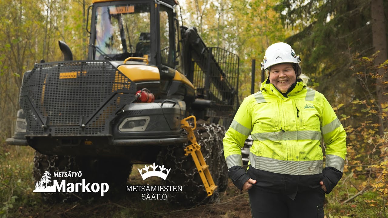 Metsäkoneenkuljettaja Josetta - Metsätyö Markop Oy - Nuorten Tarinat ...