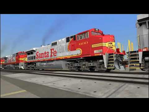 Train Simulator: Railfanning Tehachapi with AT&SF, and SP trains - YouTube