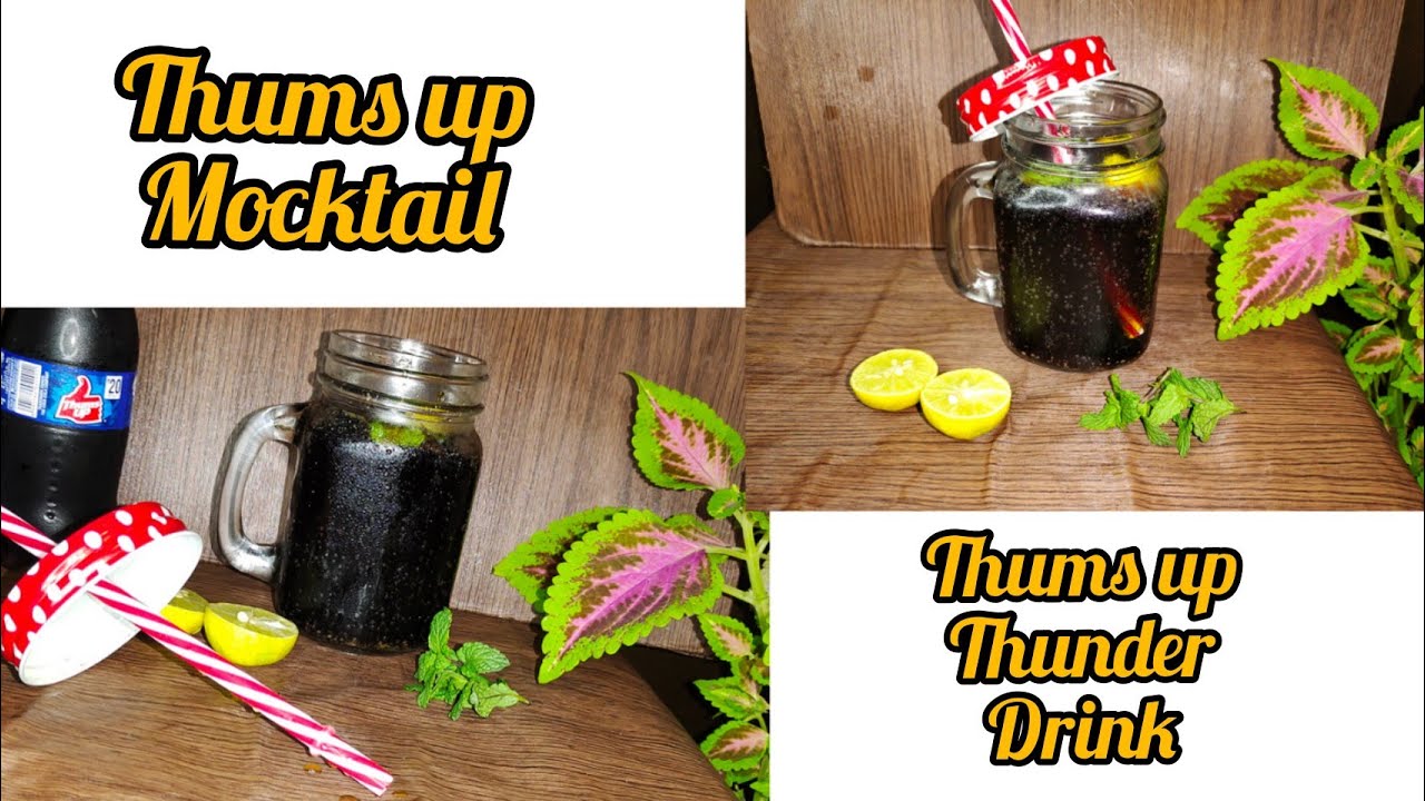 How to make Thums up Thunder | Thums up Mocktail @by anjali - YouTube