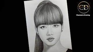 How to draw a BLACKPINK Lisa (step by step) Pencil Draw... | Doovi