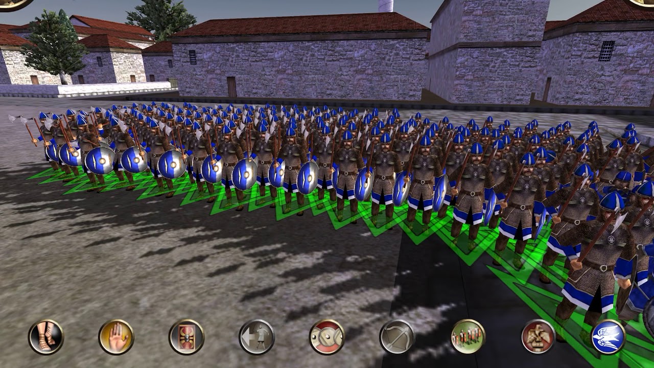 Rome Total War Shieldwall Formation - YouTube