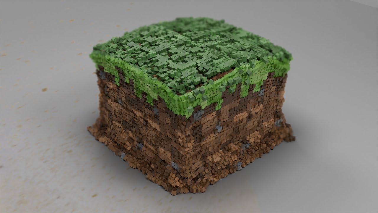 This Minecraft Grass Block had Realistic Physics… - YouTube