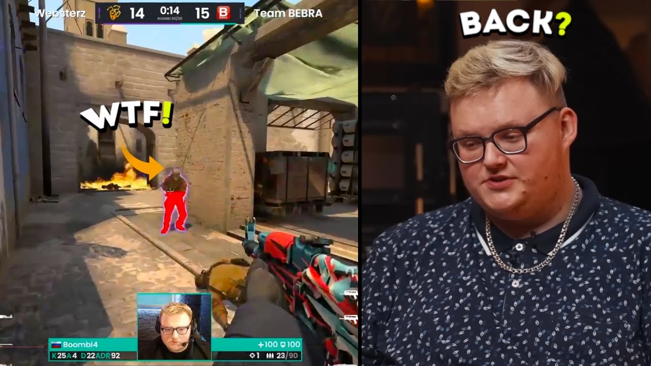 BOOMBL4 BACK TO CS!! FIRST 1VS5 IN 2022?! | CSGO HIGHLIGHTS - YouTube