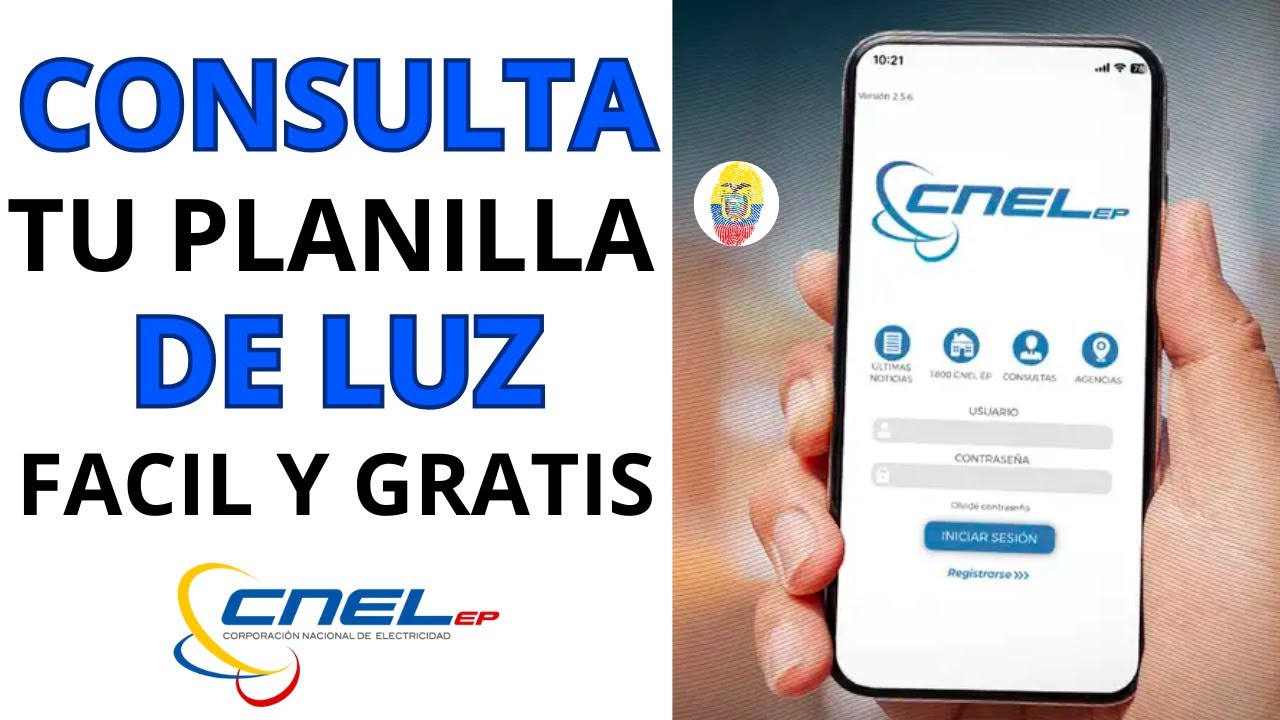 Como CONSULTAR PLANILLA de LUZ en Ecuador CENEL EP 👉 Descarga la ...