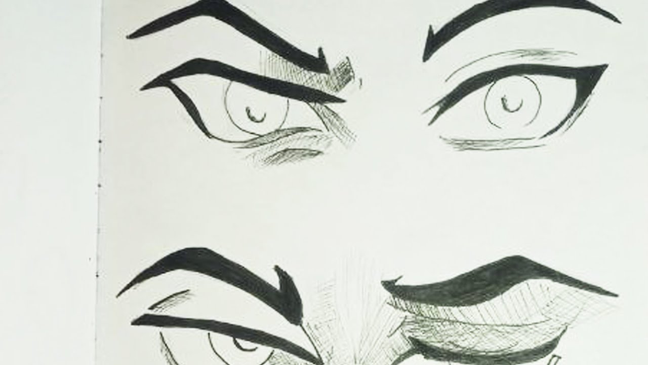 Drawing and inking manga anime eyes. Draw for 40/41 Days now! eyes ...