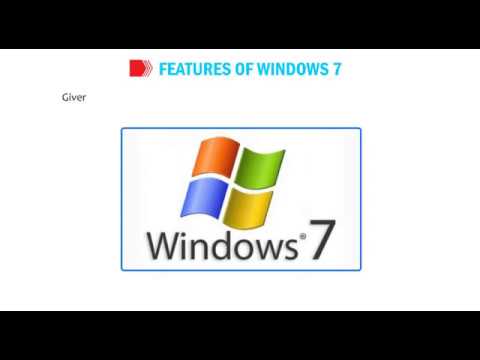 Features of Windows 7 - YouTube