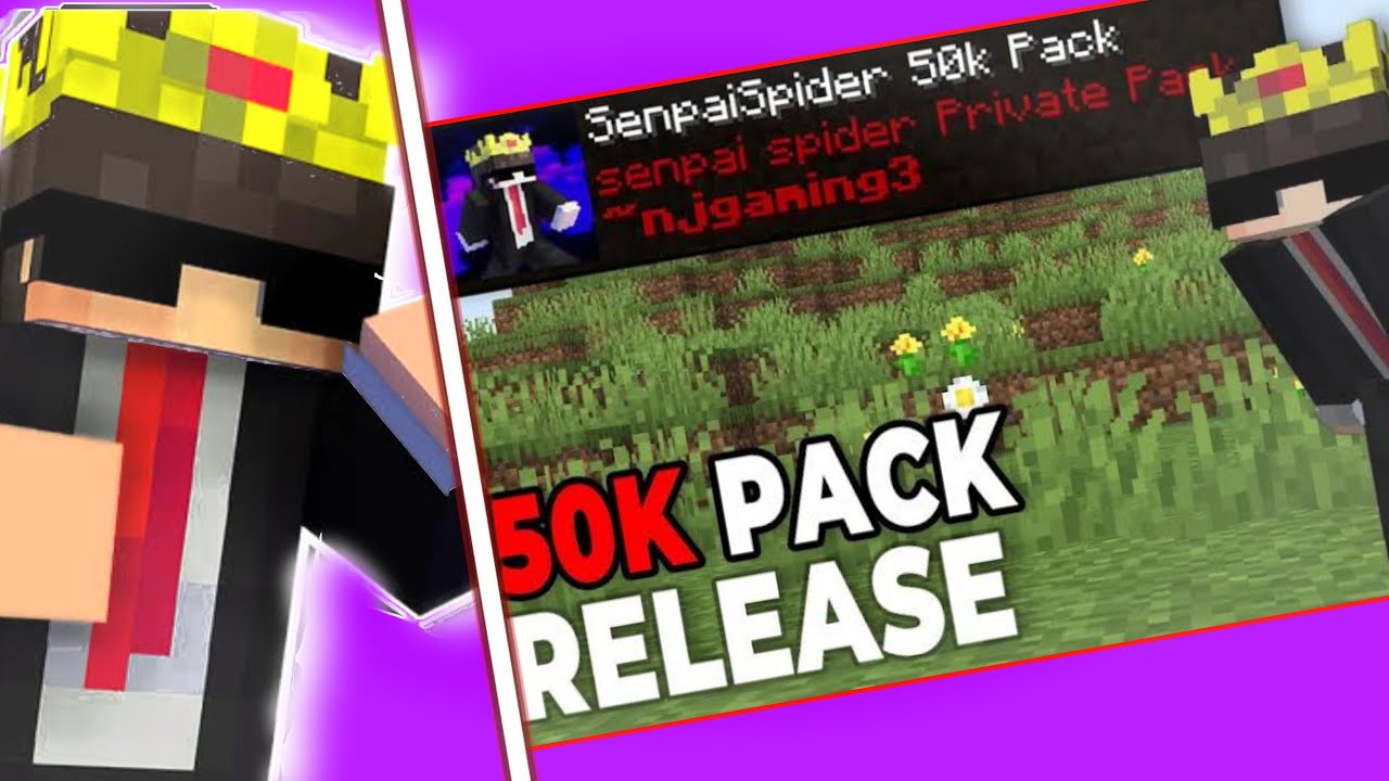 Minecraft SenpaiSpider 50k Texturepack for Minecraft PE 1.19 ...
