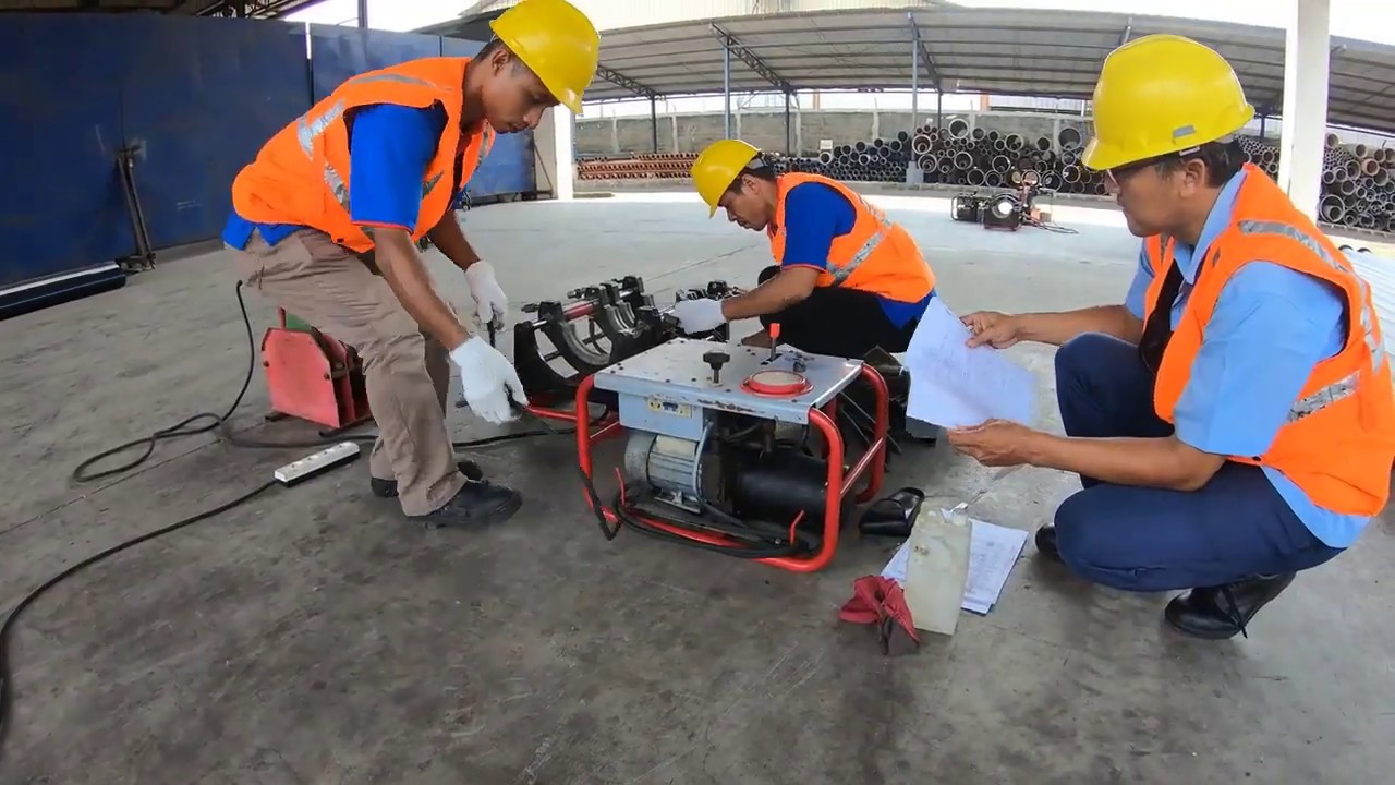 UNILON HDPE High Pressure Water Pipe - Buttfusion Method - YouTube