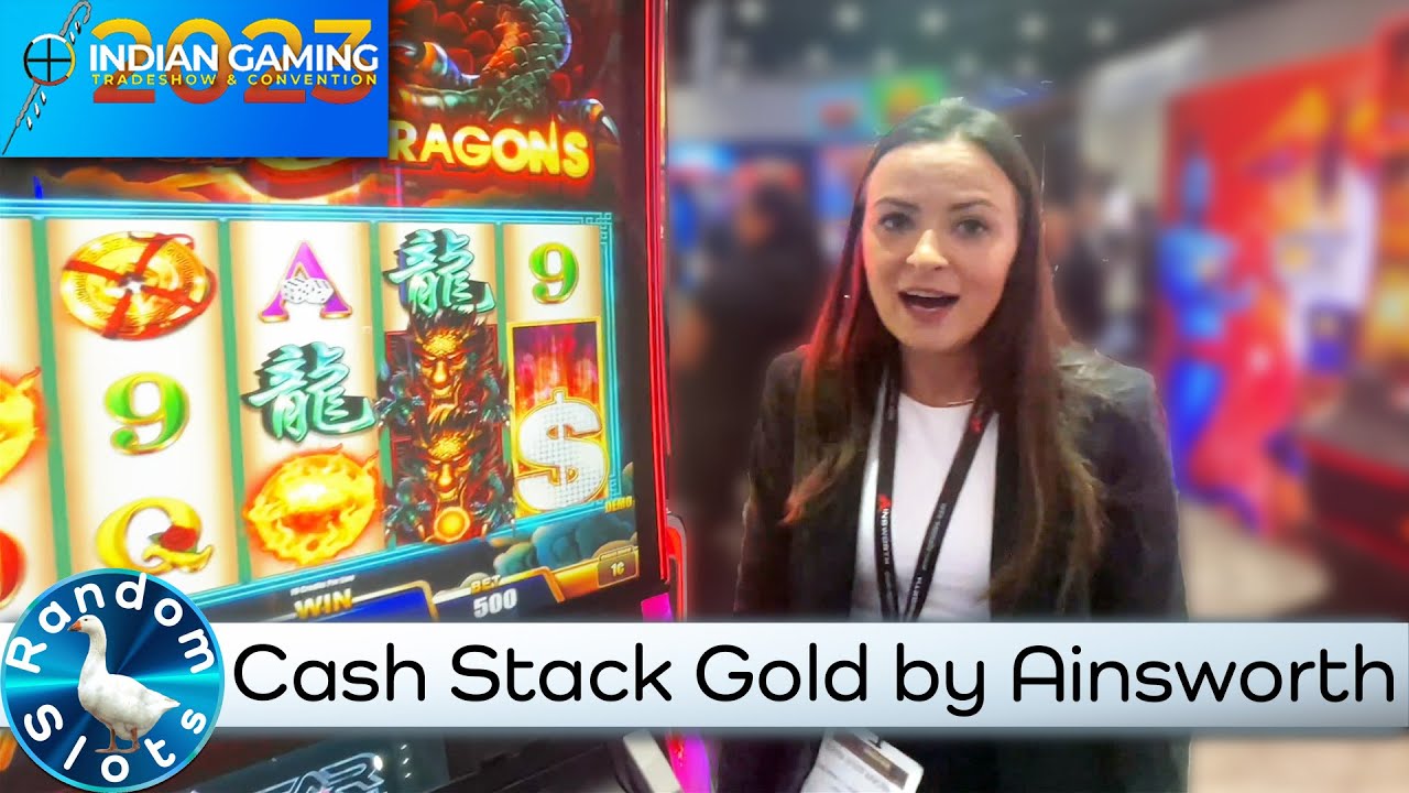Cash Stacks Gold Slot Machine by Ainsworth at #IGTC2023 - YouTube