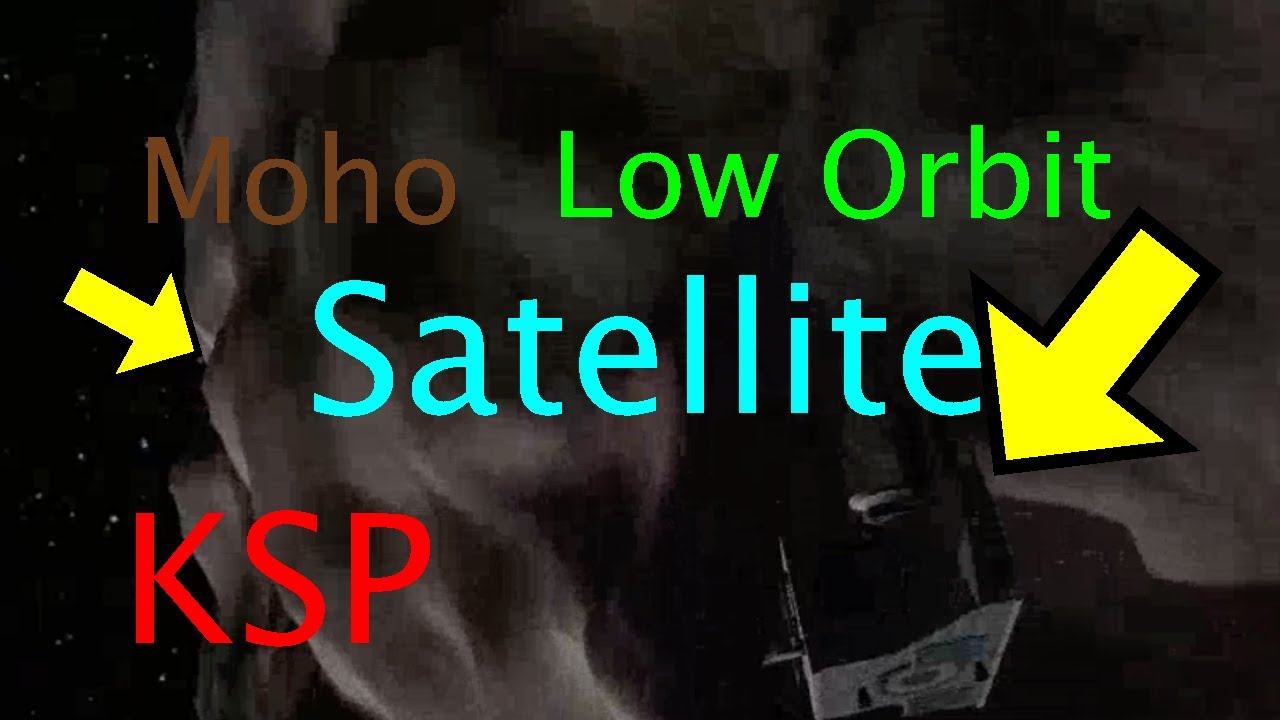 Low Orbit Moho Satellite in KSP (Kerbal Space Program) - YouTube