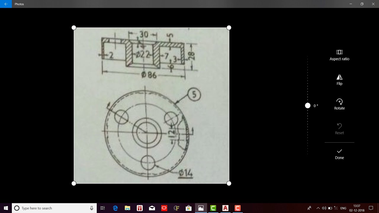 Feed Check Valve part5 a on AutoCAD 2D - YouTube