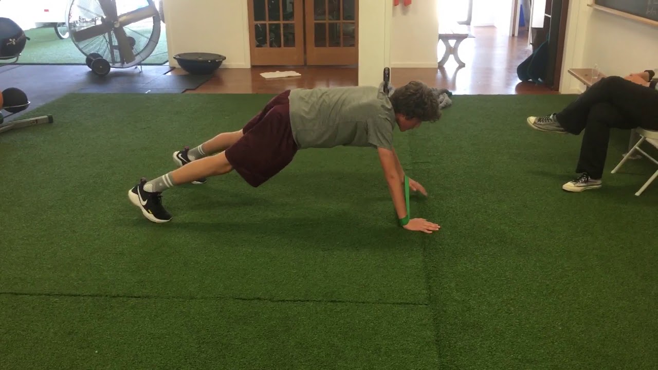Band Resisted Lateral Walks - YouTube