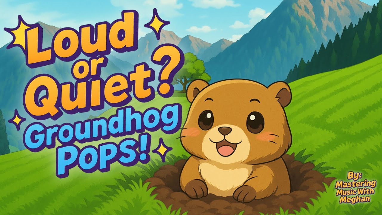 Loud or Quiet Groundhog Pops | Music Dynamic Game Play Along ...