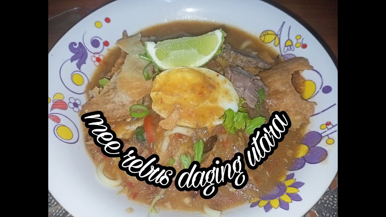 RESEPI MEE REBUS DAGING UTARA || MEE REBUS SAKURA CHINTA || MEE REBUS ...