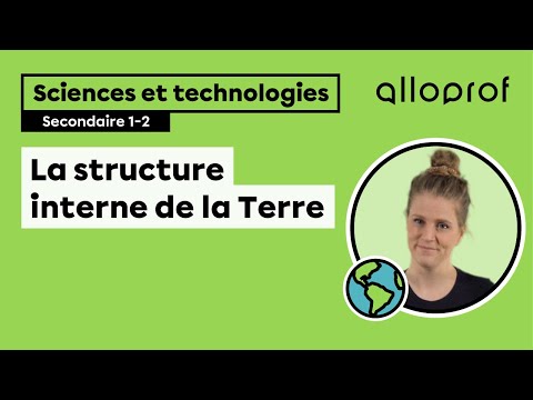 La structure interne de la Terre | Sciences et technologies | Alloprof