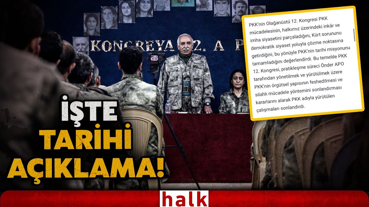 PKK silahları bıraktığını duyurdu! İşte o tarihi açıklama! "PKK'nın ...