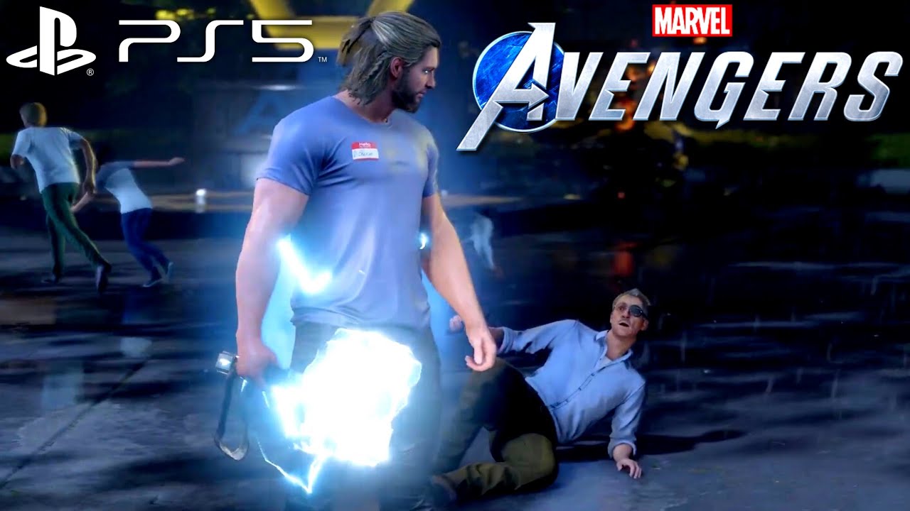 Thor Returns to Earth - Marvel's Avengers PS5 (PS5 Version) - YouTube