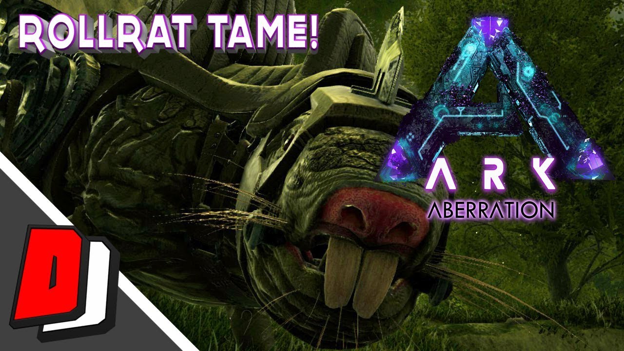 ARK ABERRATION - HOW TO TAME A ROLL RAT (ROLL RAT TAME!!) - YouTube