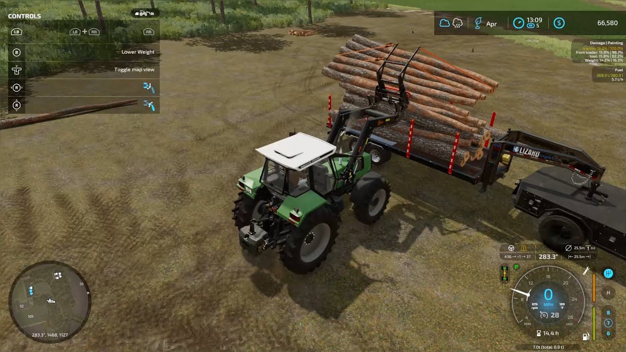 FS22 | The Hills of Tuscany | Timelapse #12 | Tree removal - YouTube