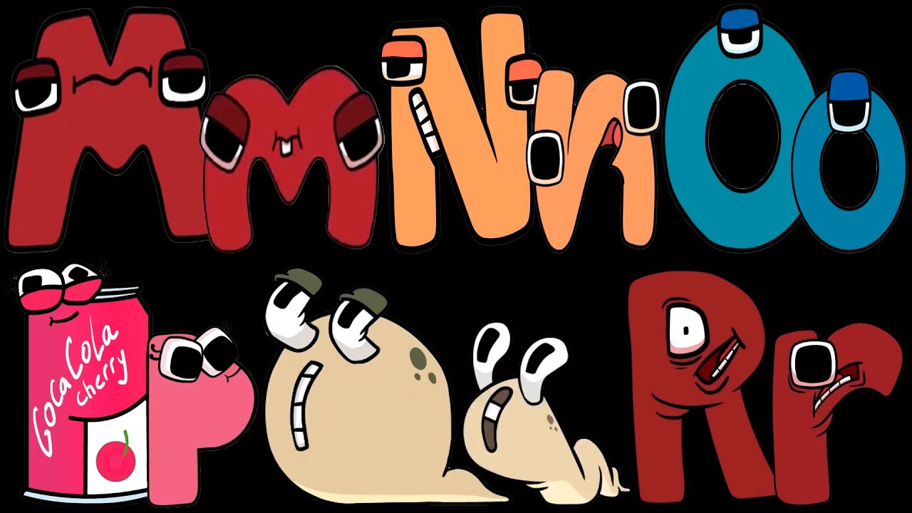 Alphabet Lore Snakes transform Uppercase and Lowercase Letters ABC from ...