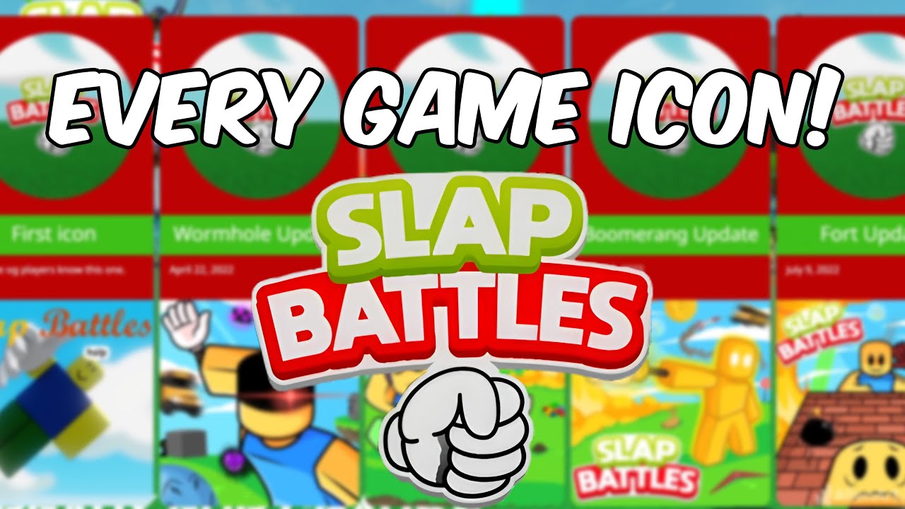 Every Game Icon In Slap Battles! (2024 UPDATED) - YouTube