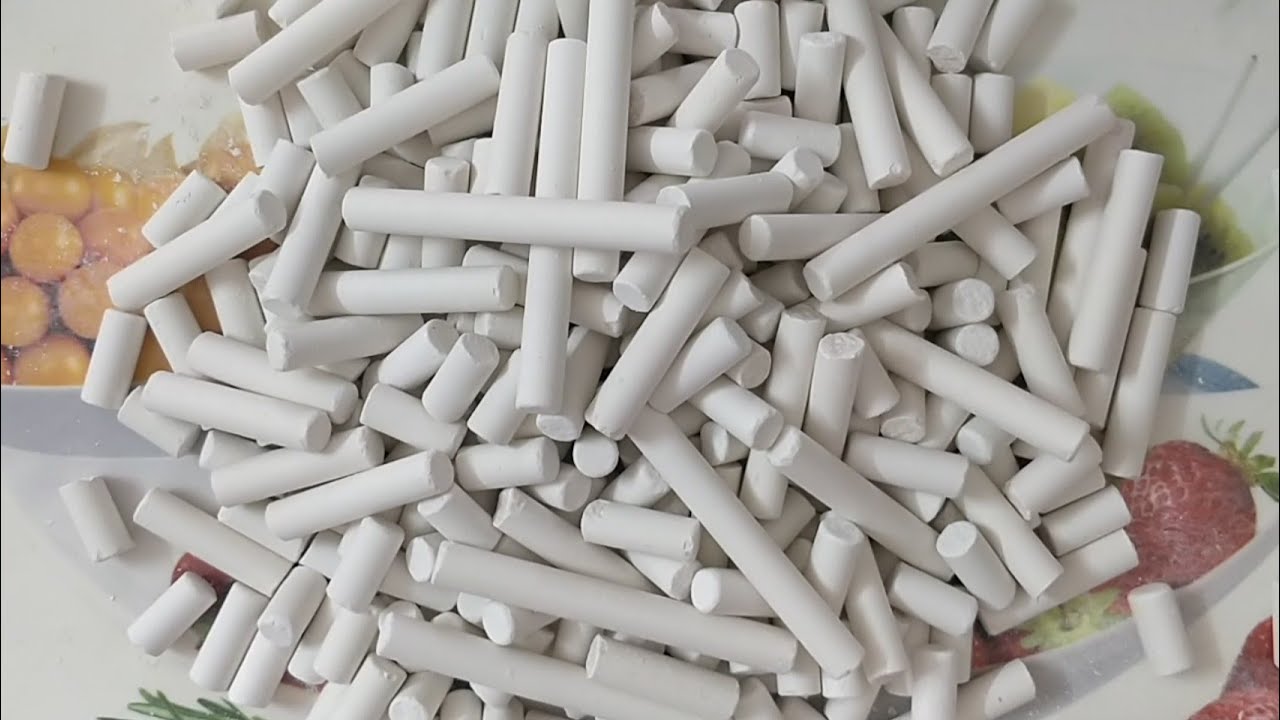 Chalk breaking & crumbling| White Chalk lovers || Doms Chalk Crumbling ...