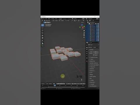 Transform Objects Randomly In Blender #3d #blenderanimation #3danimation #3dtutorial # ...