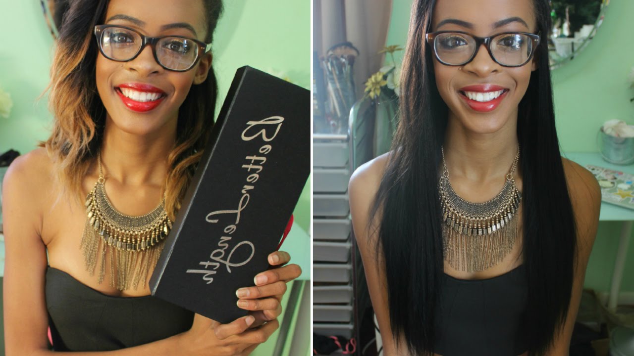 Better Length Clip-In Hair Extensions | Unboxing & Try-On! ♡ Lawenwoss ...