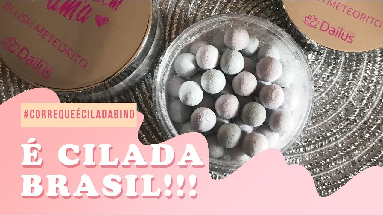 CORRE QUE É UMA CILADA BINO! | BLUSH METEORITO - DAILUS - YouTube